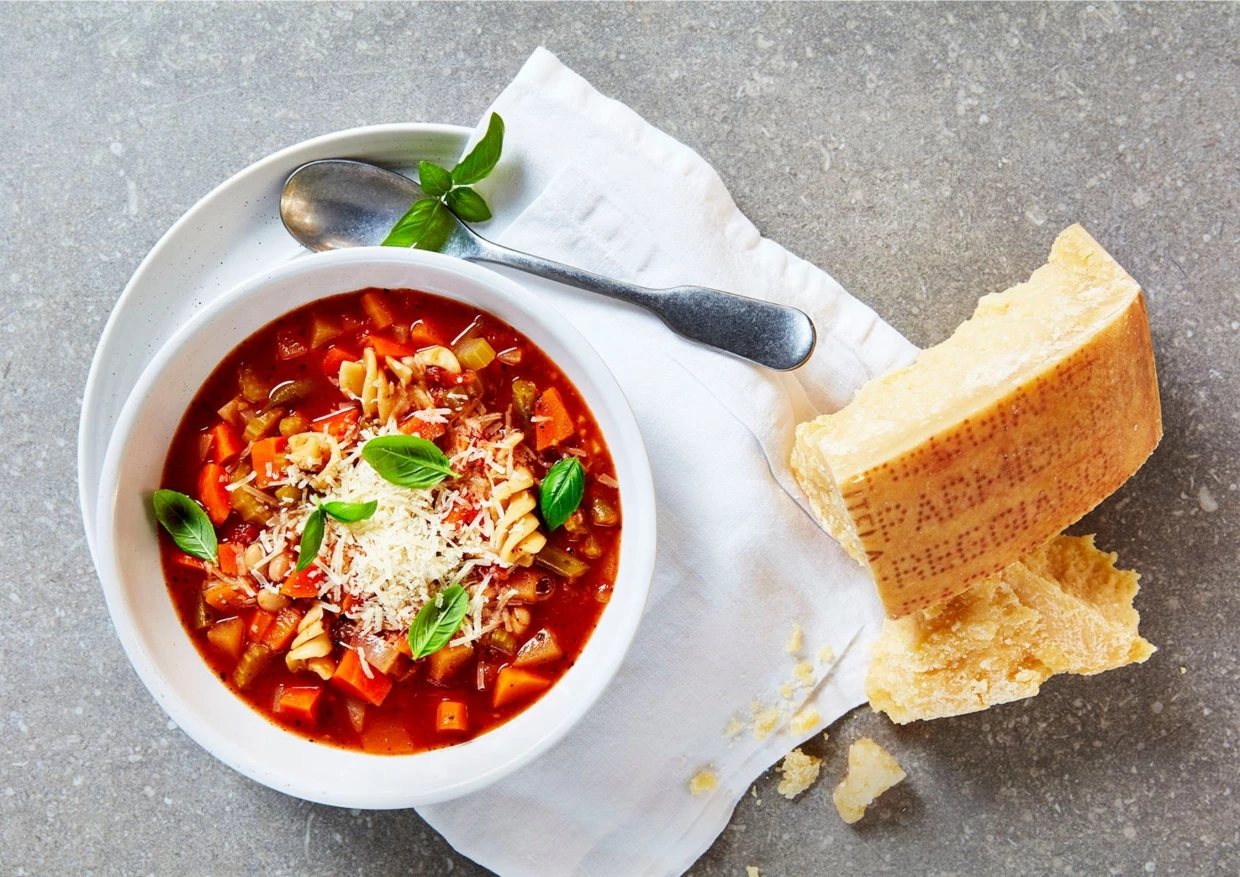 Parmigiano Reggiano Minestrone Recipe | Food Network UK