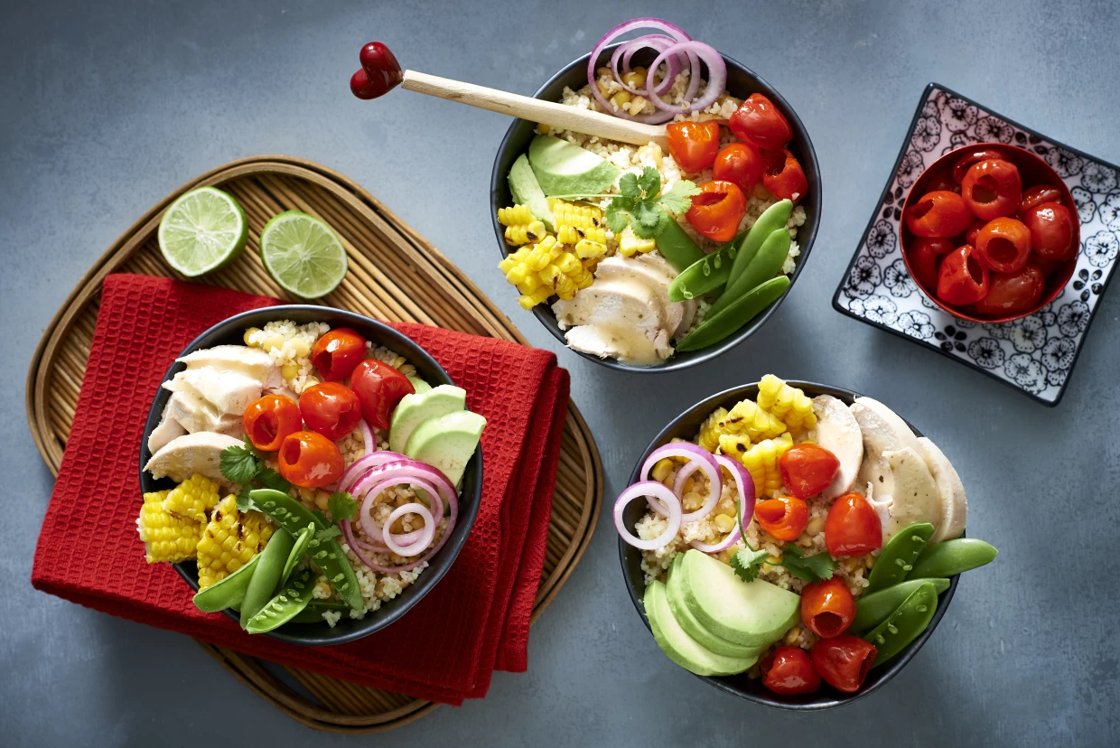 PEPPADEW® Chicken Powerbowl Recipe | Food Network UK