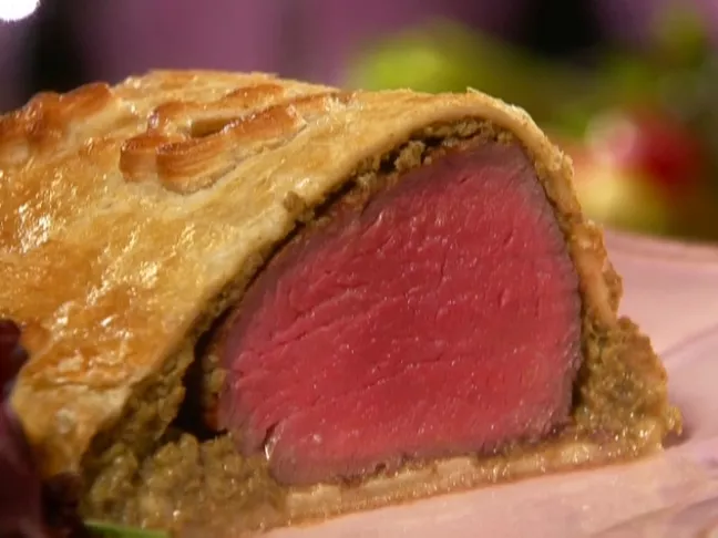 Beef wellington with oyster pate Recipe | Food Network UK