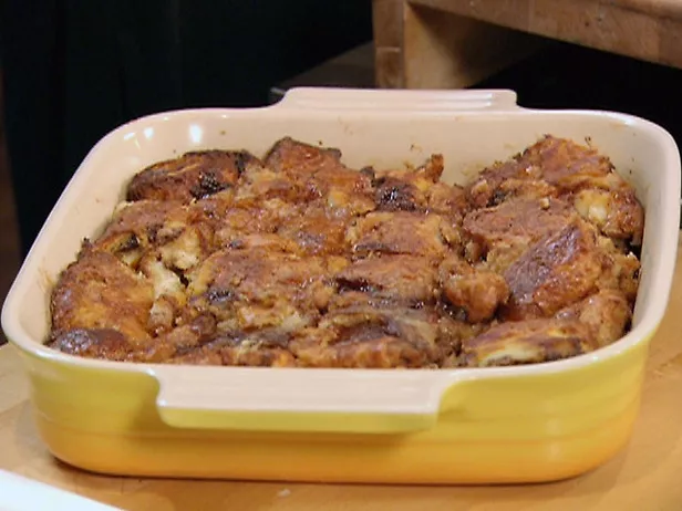 Chocolate bread pudding with rum toffee sauce Recipe | Food Network UK