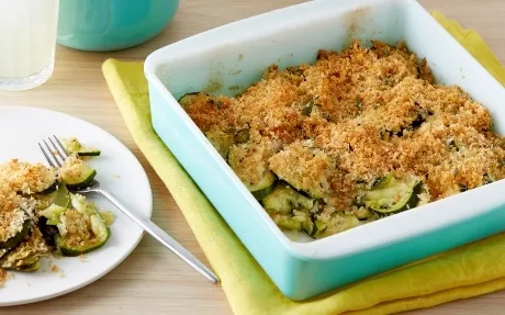 Courgette Bake Recipe | Food Network UK