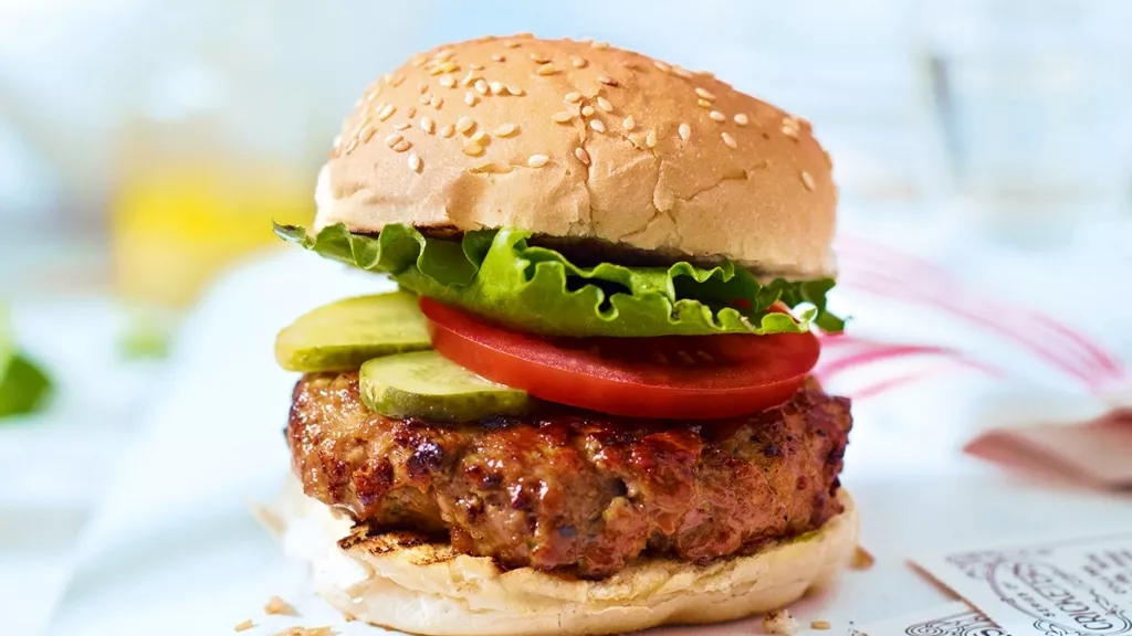 Pork and Stilton Burgers Recipe | Food Network UK