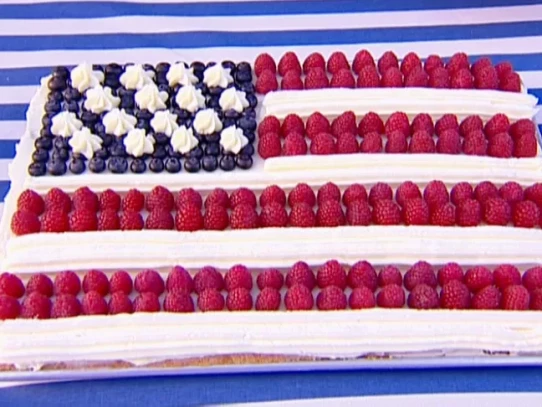 Flag cake Recipe | Food Network UK