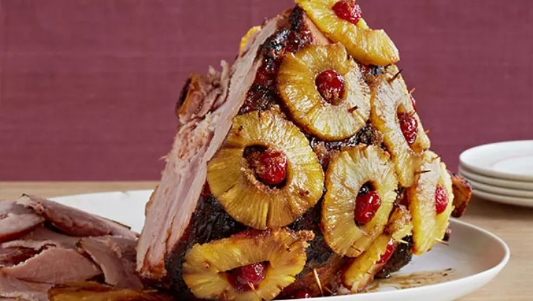 Retro Glazed Ham Recipe | Food Network UK