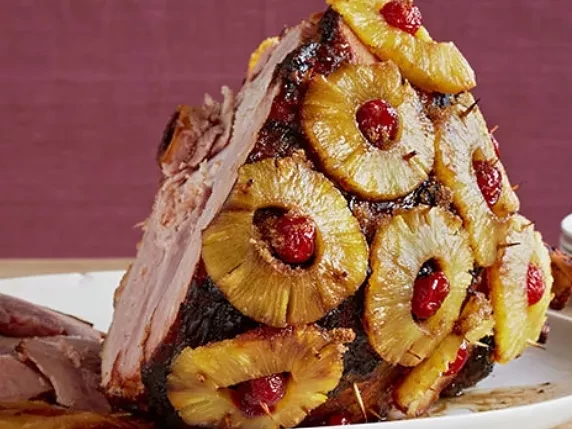 Retro Glazed Ham Recipe | Food Network UK