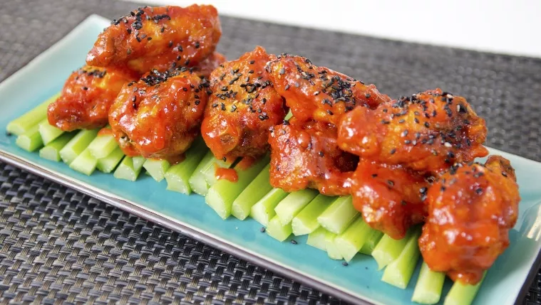 Korean Buffalo Wings Recipe | Food Network UK