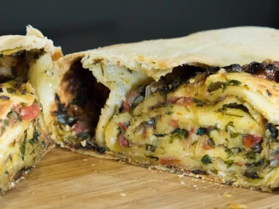 Lasagne Bread (Scaccia) Recipe | Food Network UK