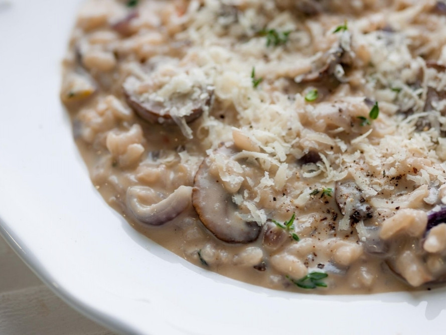 Mushroom Risotto Recipe | Food Network UK