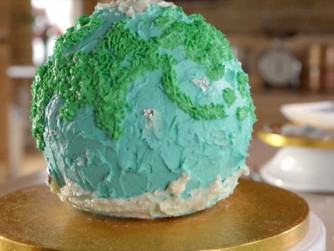 Planet Earth Cake Recipe | Food Network UK