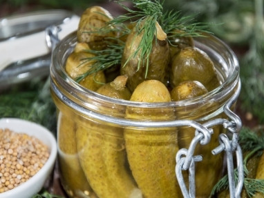 Quick and Easy Pickled Gherkins Recipe | Food Network UK