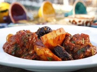 Saffron Lamb with Prunes Recipe | Food Network UK