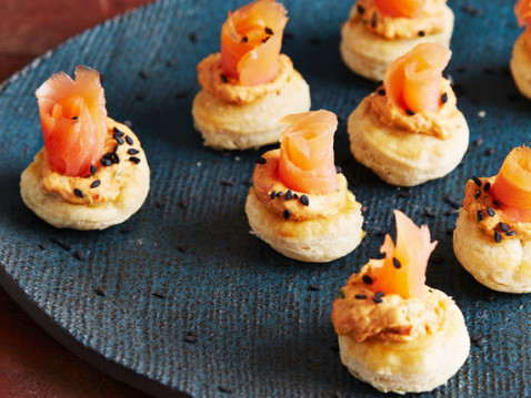 Smoked Salmon Puffs Recipe | Food Network UK
