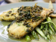 Sole with pesto cream Recipe | Food Network UK