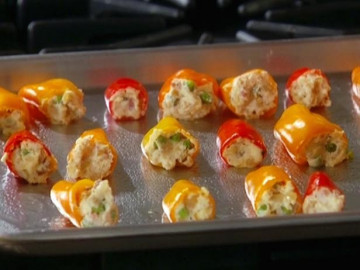 Stuffed Baby Peppers Recipe | Food Network UK