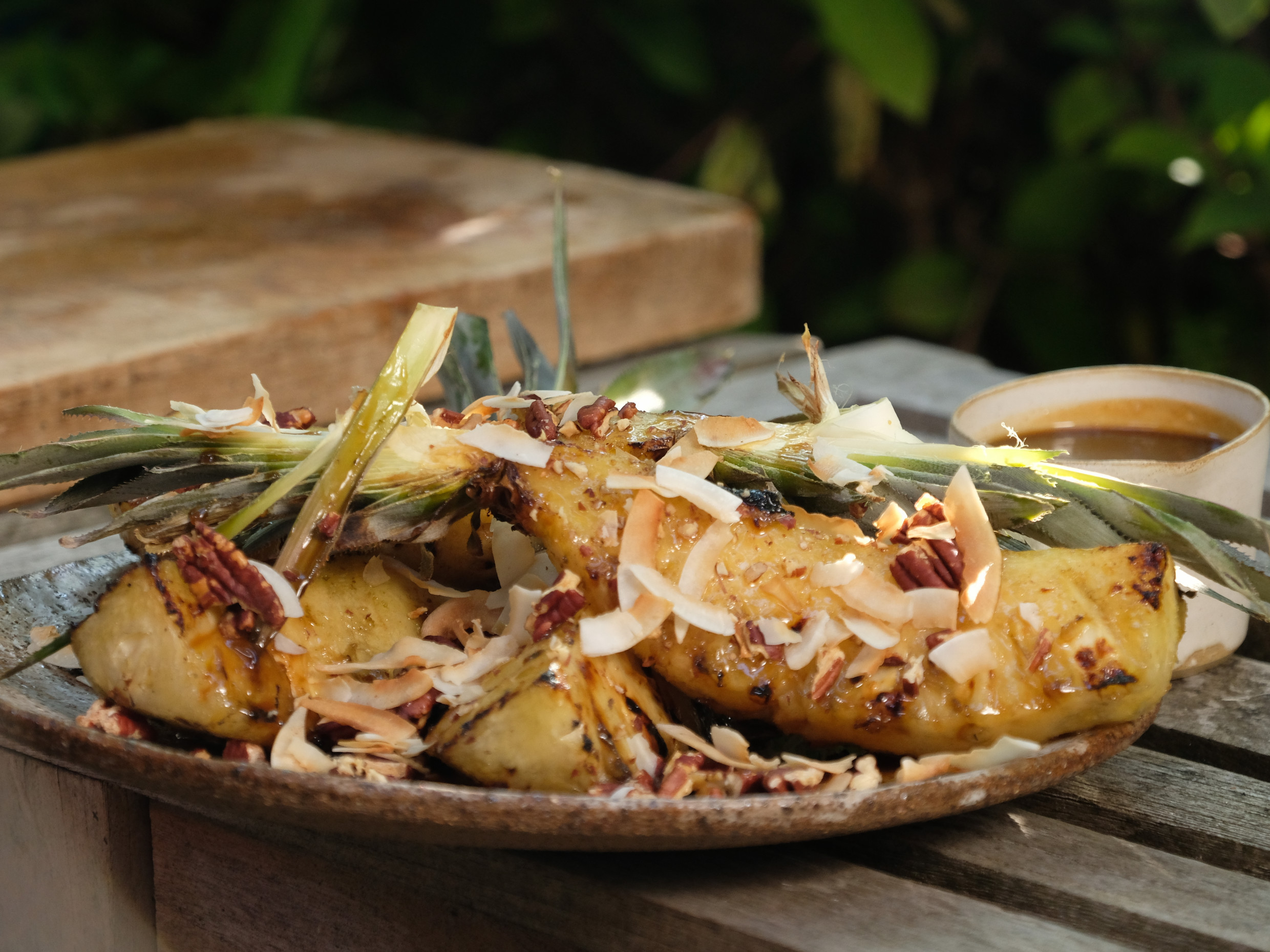 Tom Kerridge's Charred Pineapple with Salted Rum Caramel Recipe | Food ...
