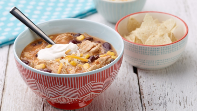 Chicken Nacho Soup Recipe | Food Network UK