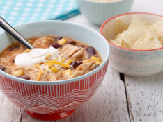 Chicken Nacho Soup Recipe | Food Network UK