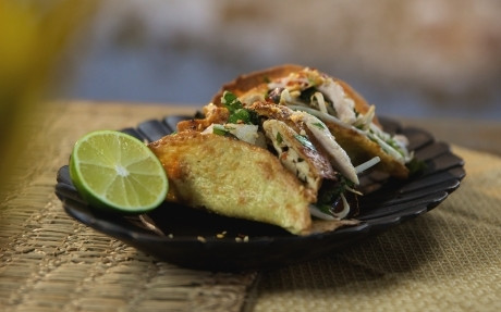 Vietnamese Chicken Tacos Recipe | Food Network UK