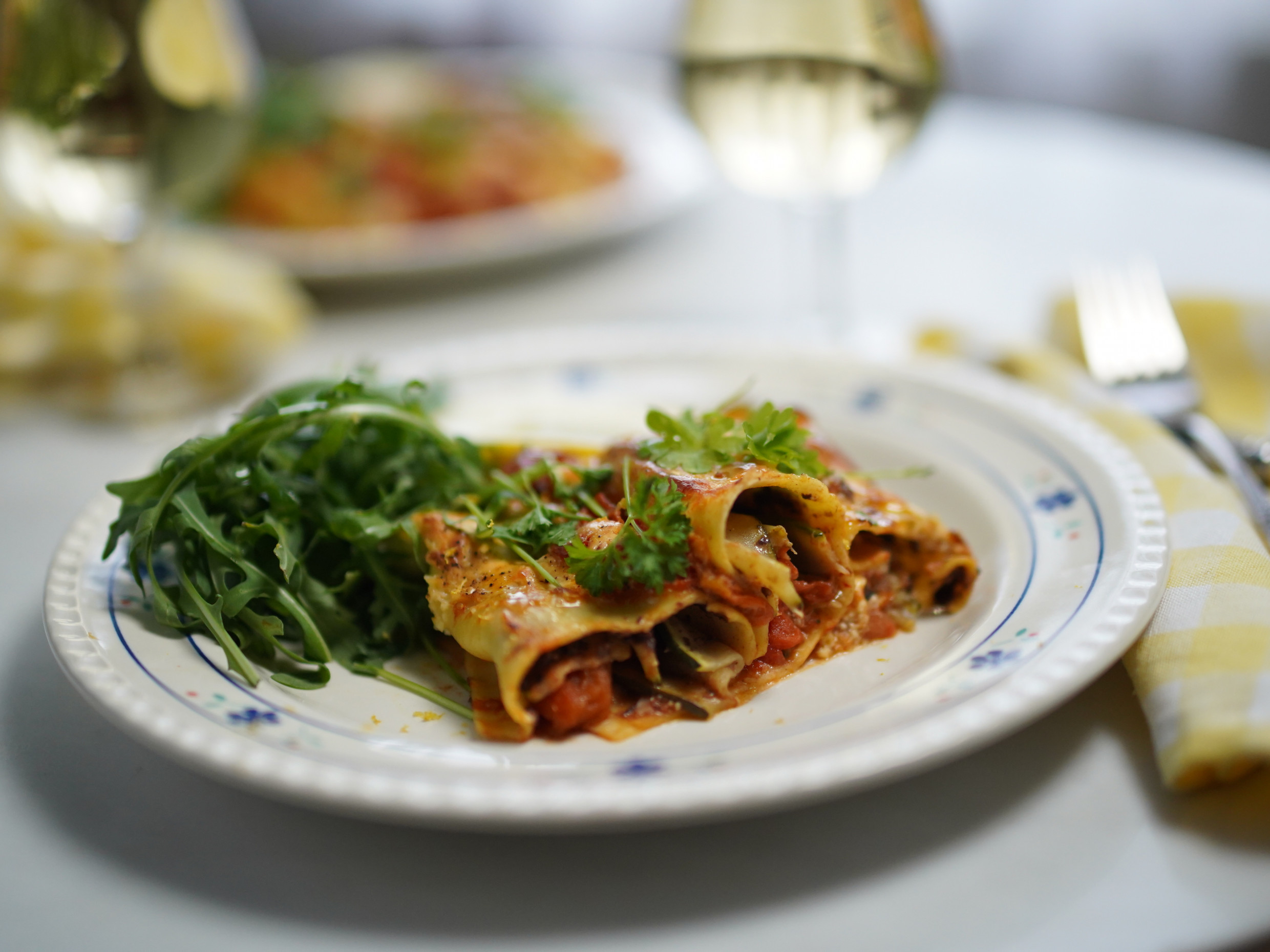 Rachel Khoo's Mediterranean vegetable cannelloni Recipe | Food Network UK
