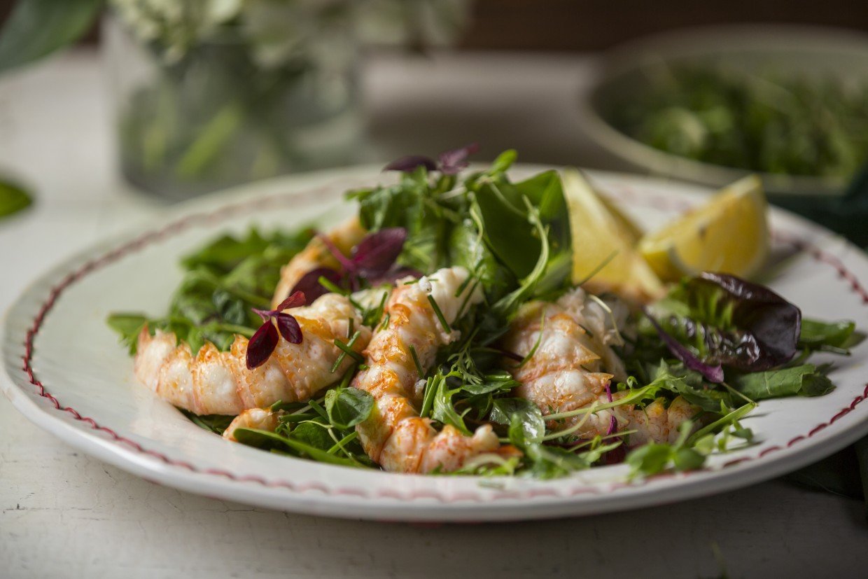 Crayfish Salad with French Cocktail Sauce Recipe | Food Network UK