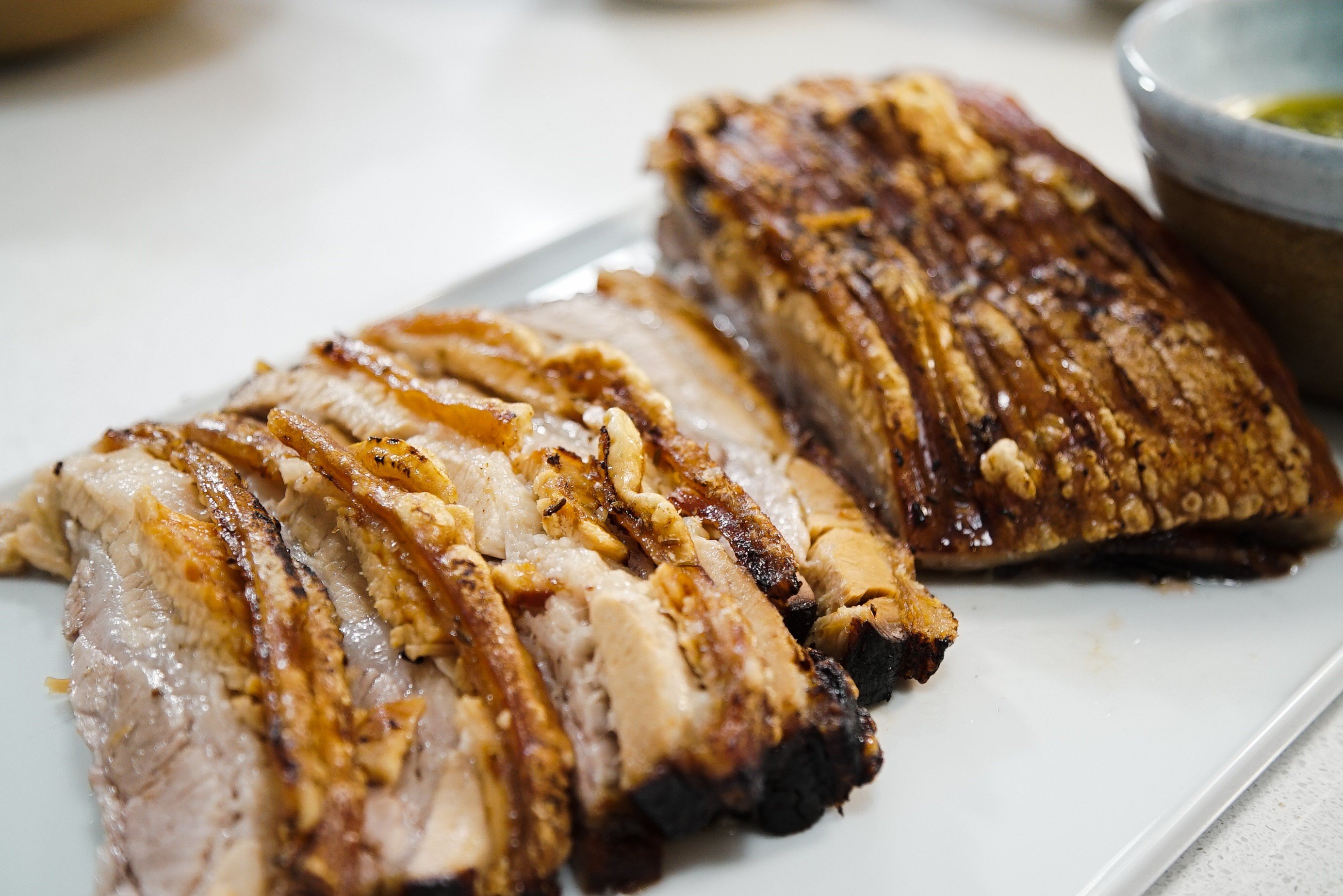 Tom Kerridge's Roast Pork Belly With Apple and Cider Sauce Recipe ...