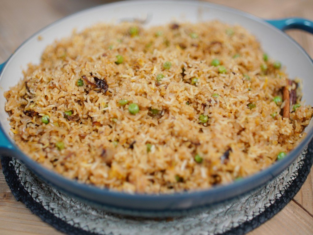 Tom Kerridge's Pea Pilau Rice Recipe | Food Network UK