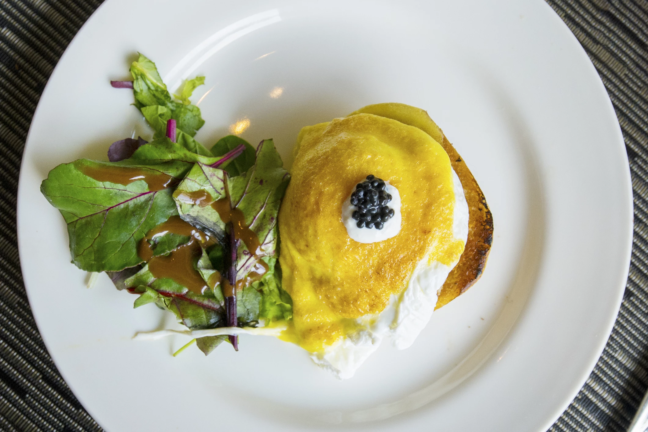 Quail Eggs Benedict and Caviar Recipe | Food Network UK