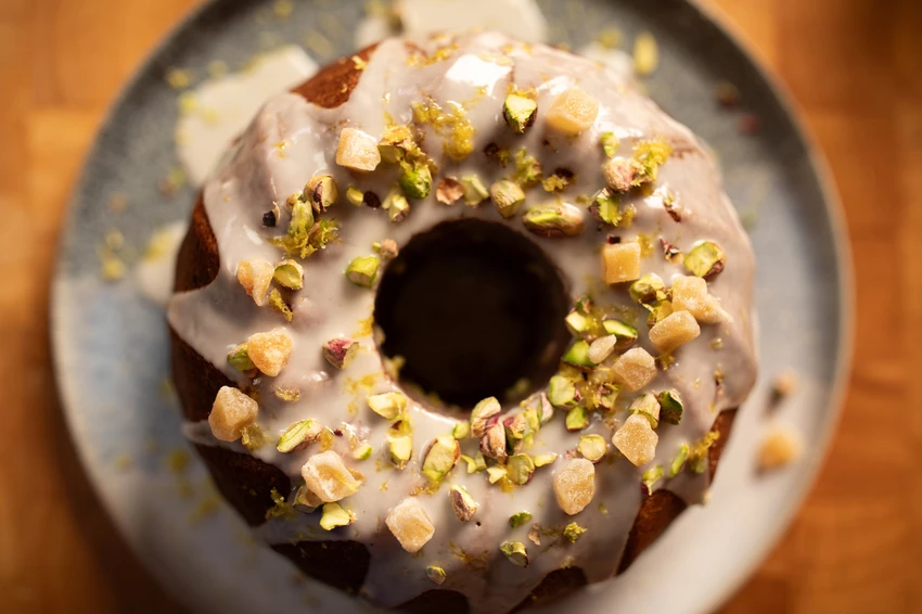 Marcus Wareing's Almond and Ginger Bundt Cake