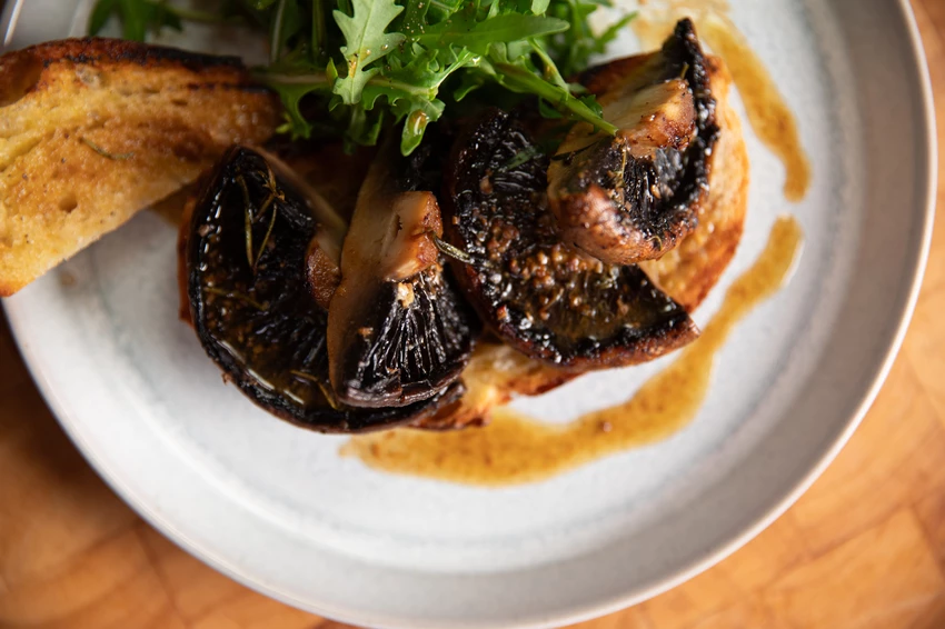 Marcus Wareing's Pan-fried Mushrooms on Toast