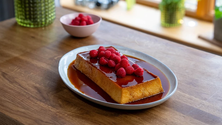 Tom Kerridge's Catalan Custard Flan Recipe | Food Network UK