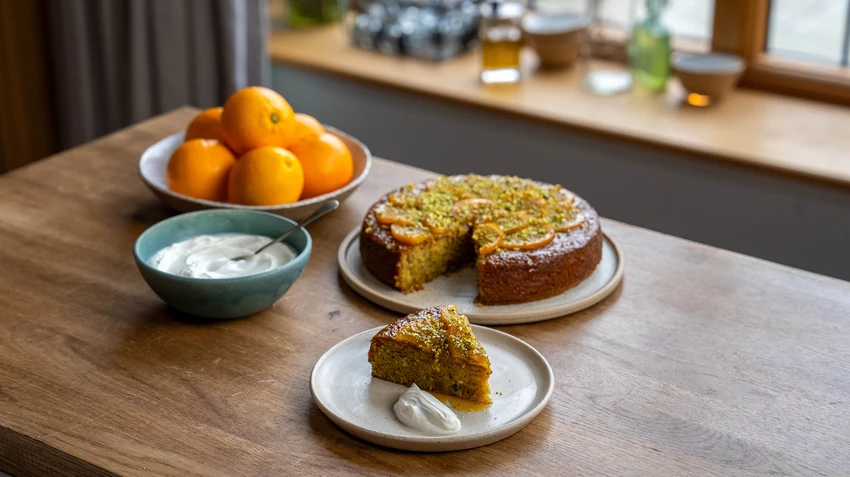 Tom Kerridge's Orange and Pistachio Cake Recipe | Food Network UK