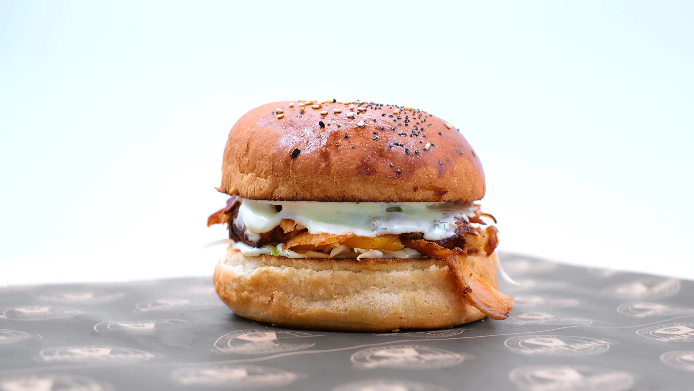 The Alabama Smokehouse Pig Burger with White Barbecue Sauce Recipe ...