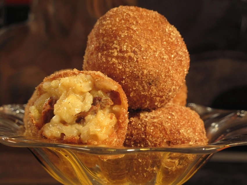 Sweet Arancini with Leftover Rice Recipe | Food Network UK