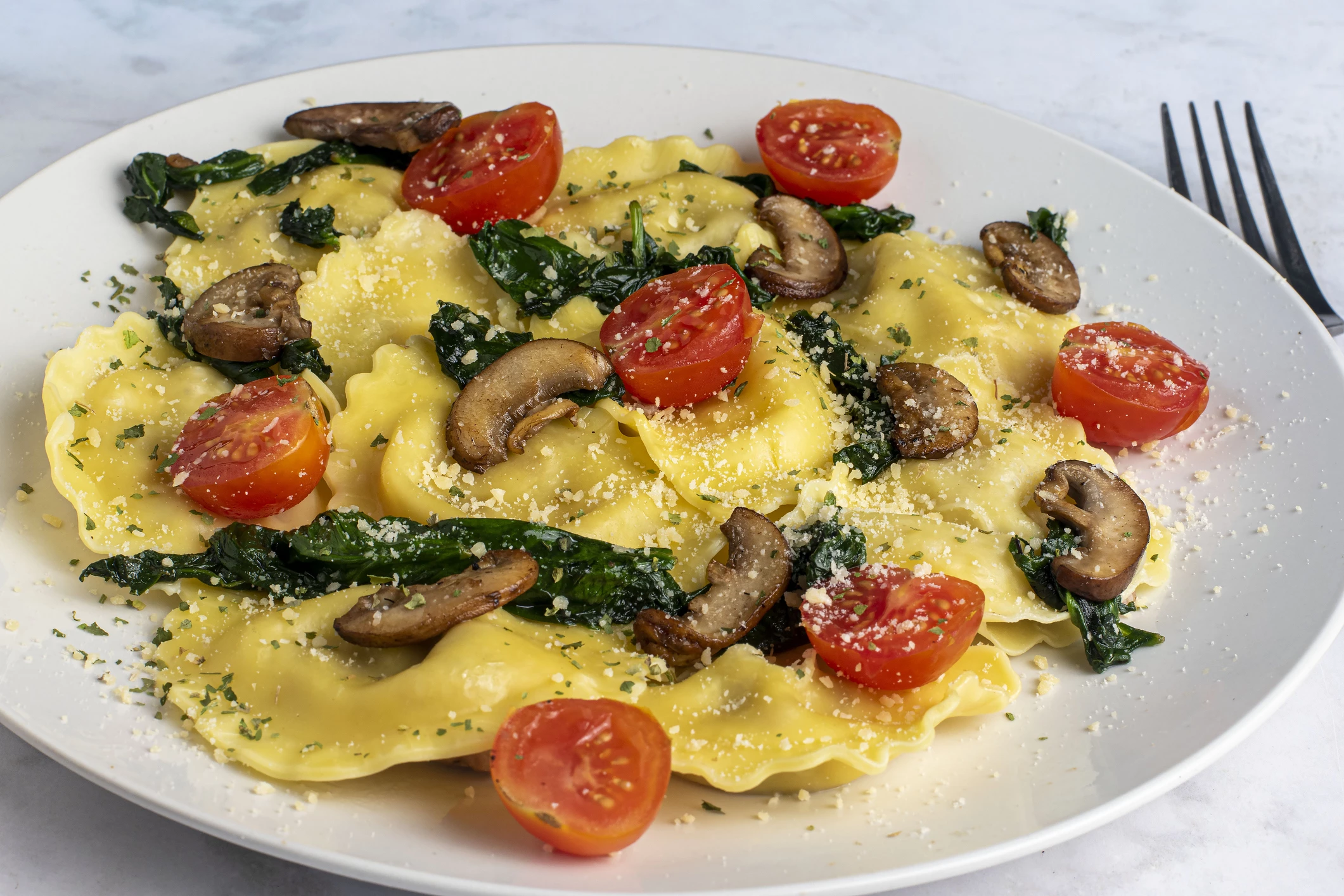 Bacon Ravioli with Mushrooms Recipe | Food Network UK