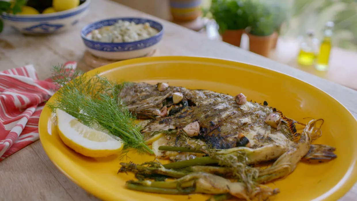 Marcus Wareing's Whole Roasted John Dory with Potato Salad Recipe ...