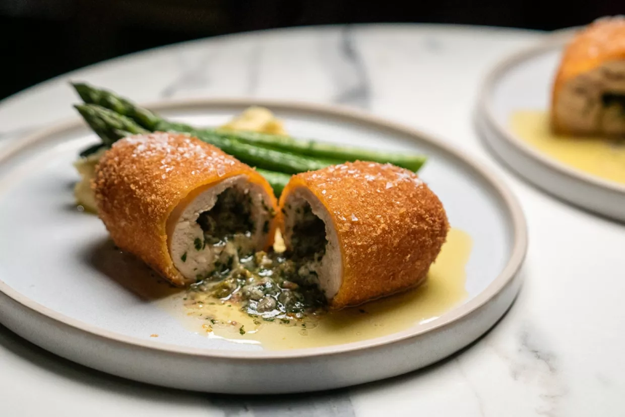 Tom Kerridge's Coach Style Chicken Kievs Recipe | Food Network UK