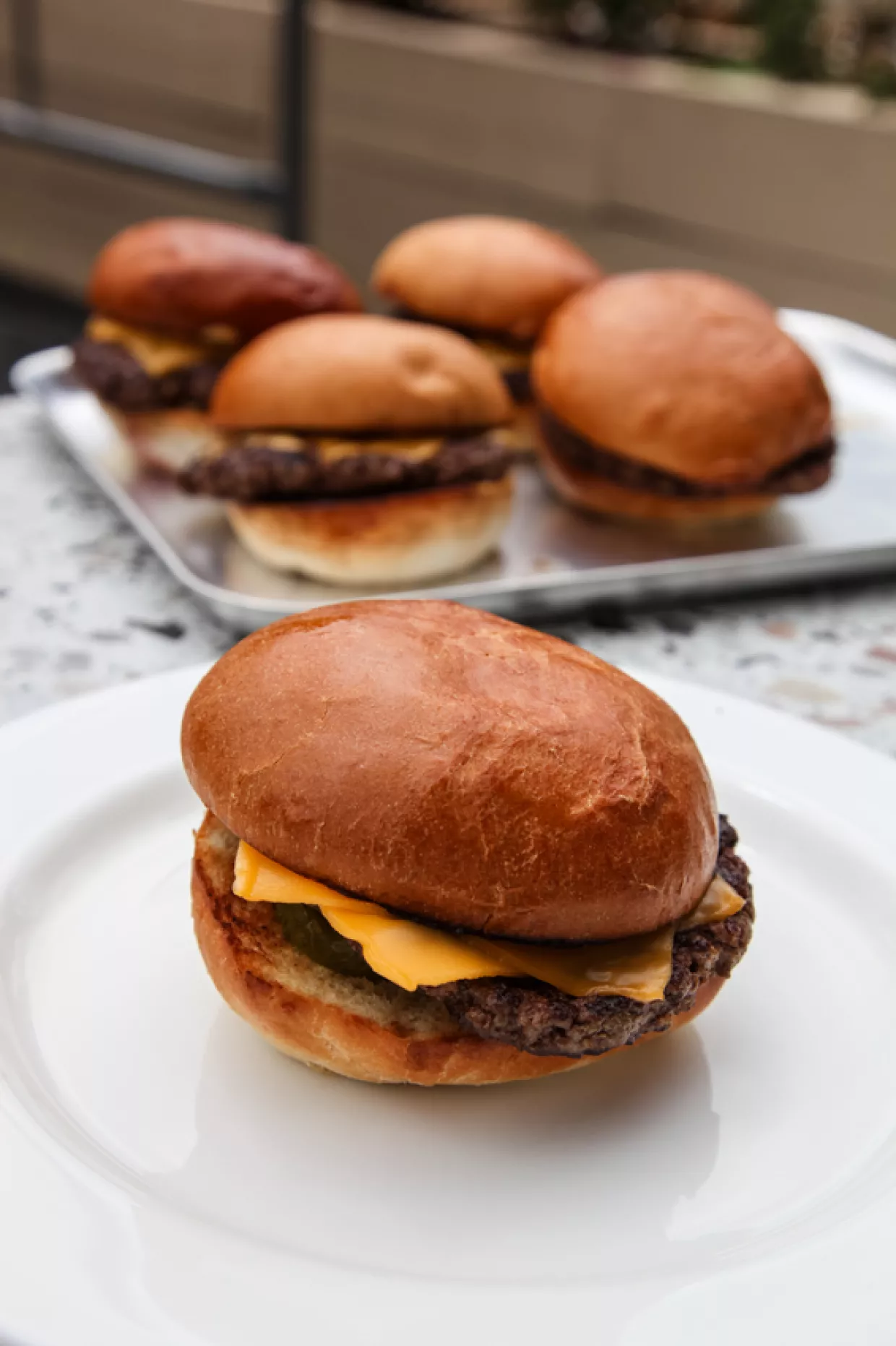 Beef Burger, Burger Sauce and Pickles Recipe | Food Network UK