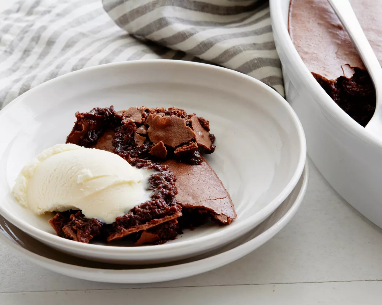 Brownie Pudding Recipe | Food Network UK